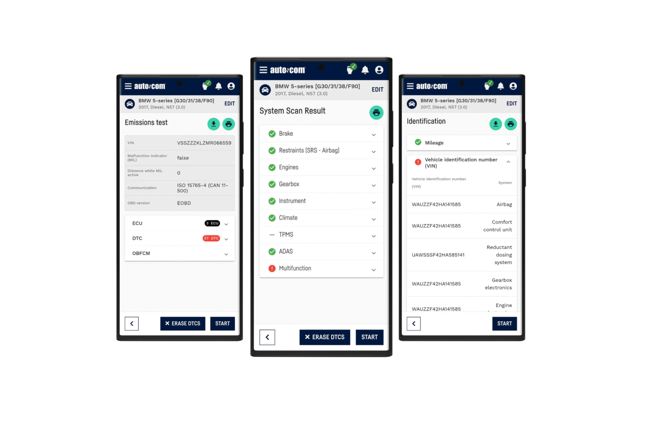 Autocom AIR met OBFCM en Identification - DiagnoseXL